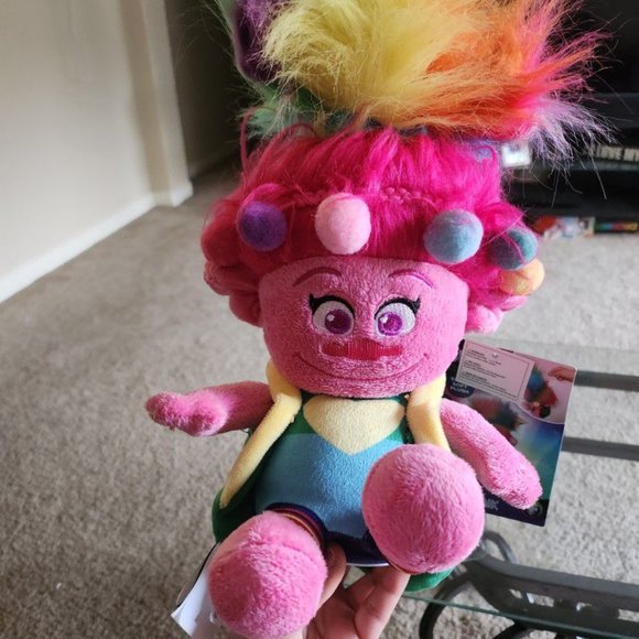 Toys | Trolls World Tour Coin Bank Plush Super Soft Doll Toy 220 ...